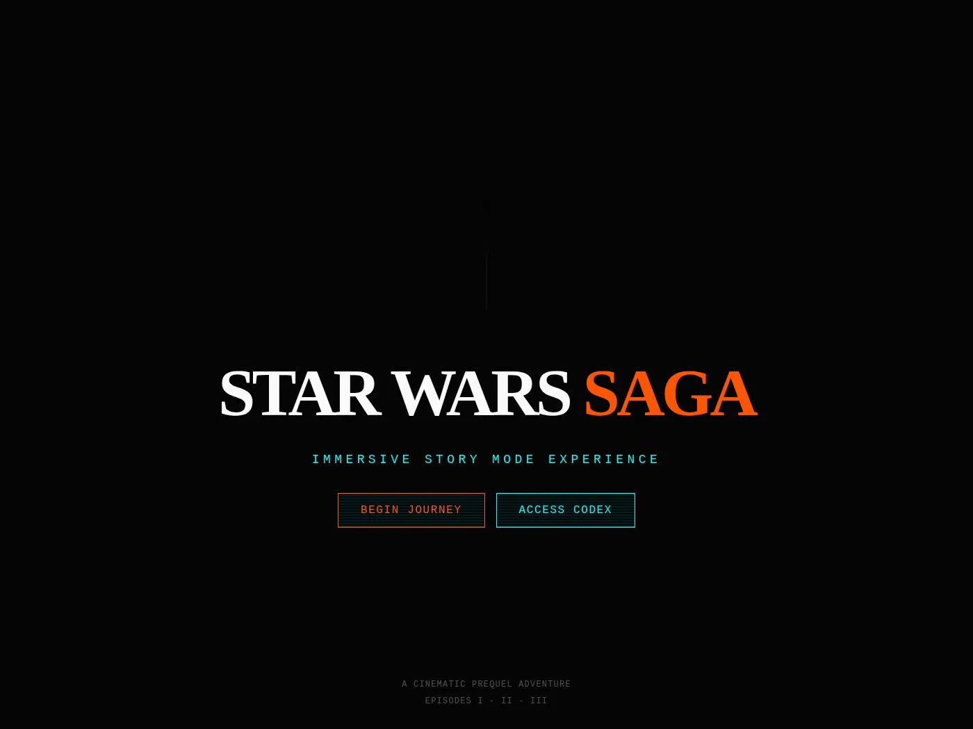 Star Wars Saga Story Mod