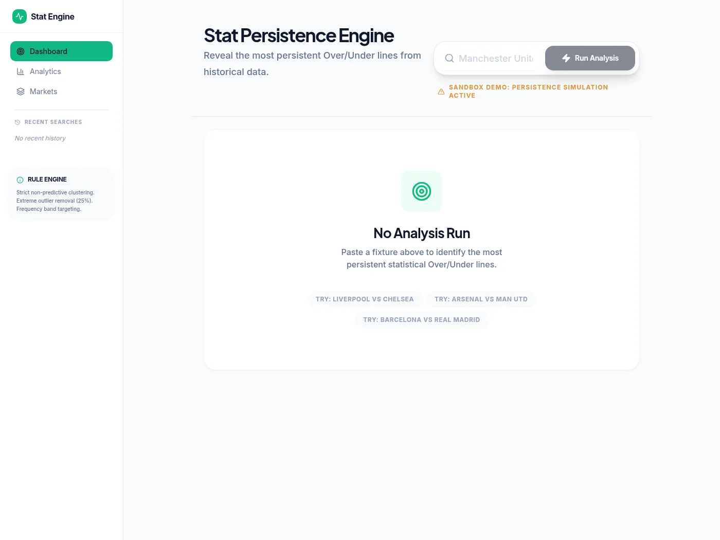 Stat Persistence Engine