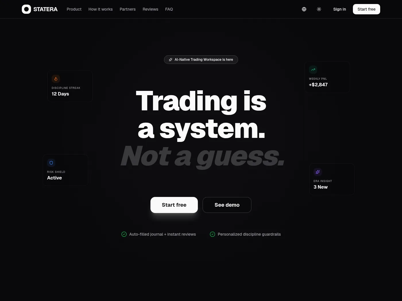 Statera Trading OS MVP