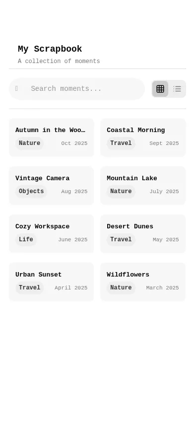 Gallery Pocket App