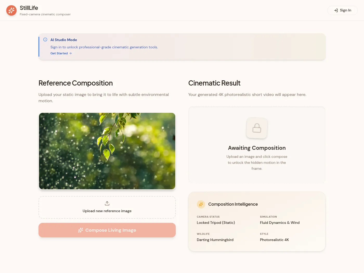 StillLife Video Composer