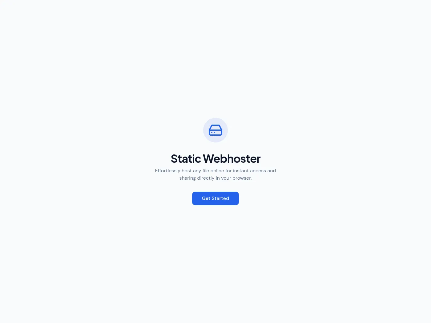 Static Webhoster