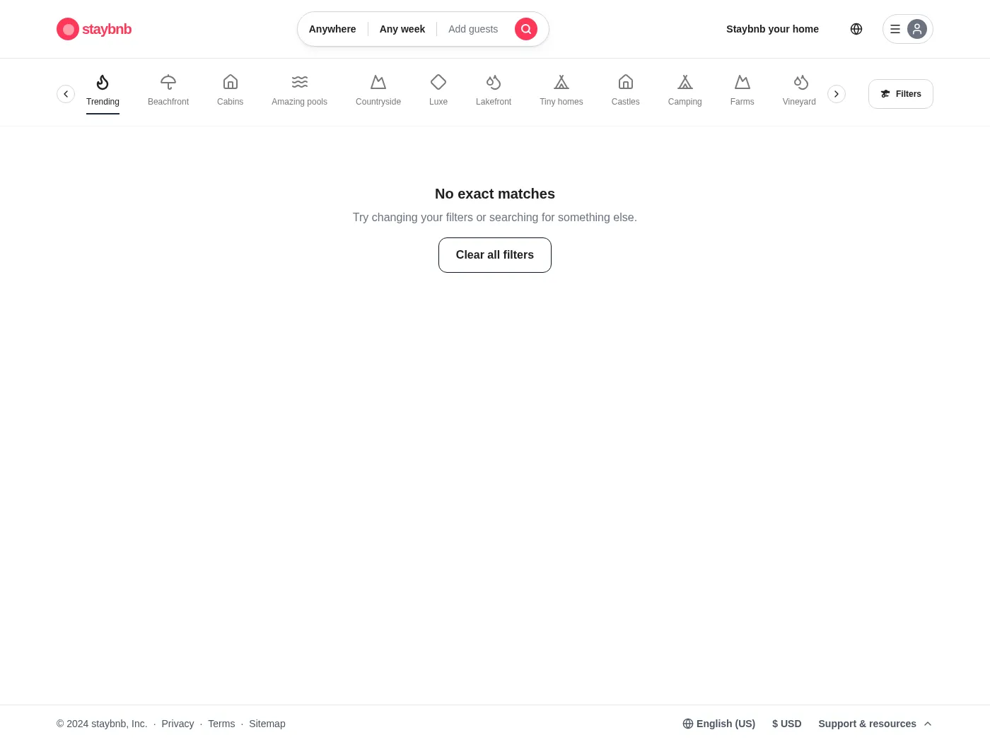 StayBnB Web App