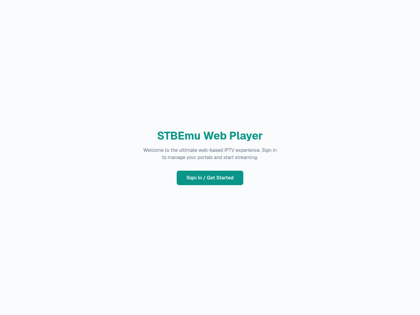 STBEmu Web Player
