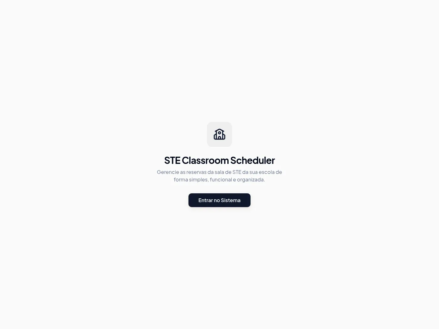 STE Classroom Scheduler