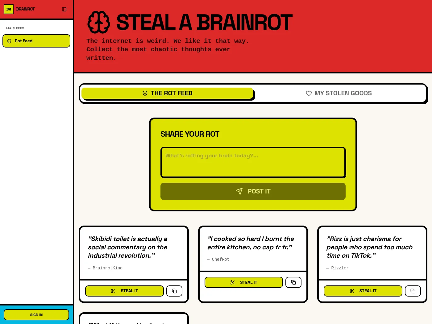 Steal a Brainrot