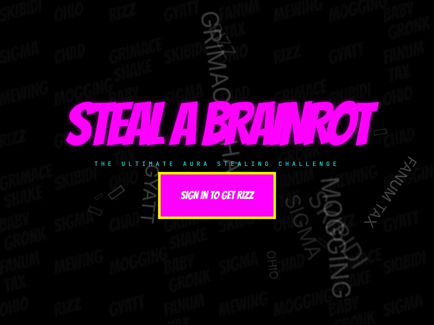 Steal a Brainrot Game