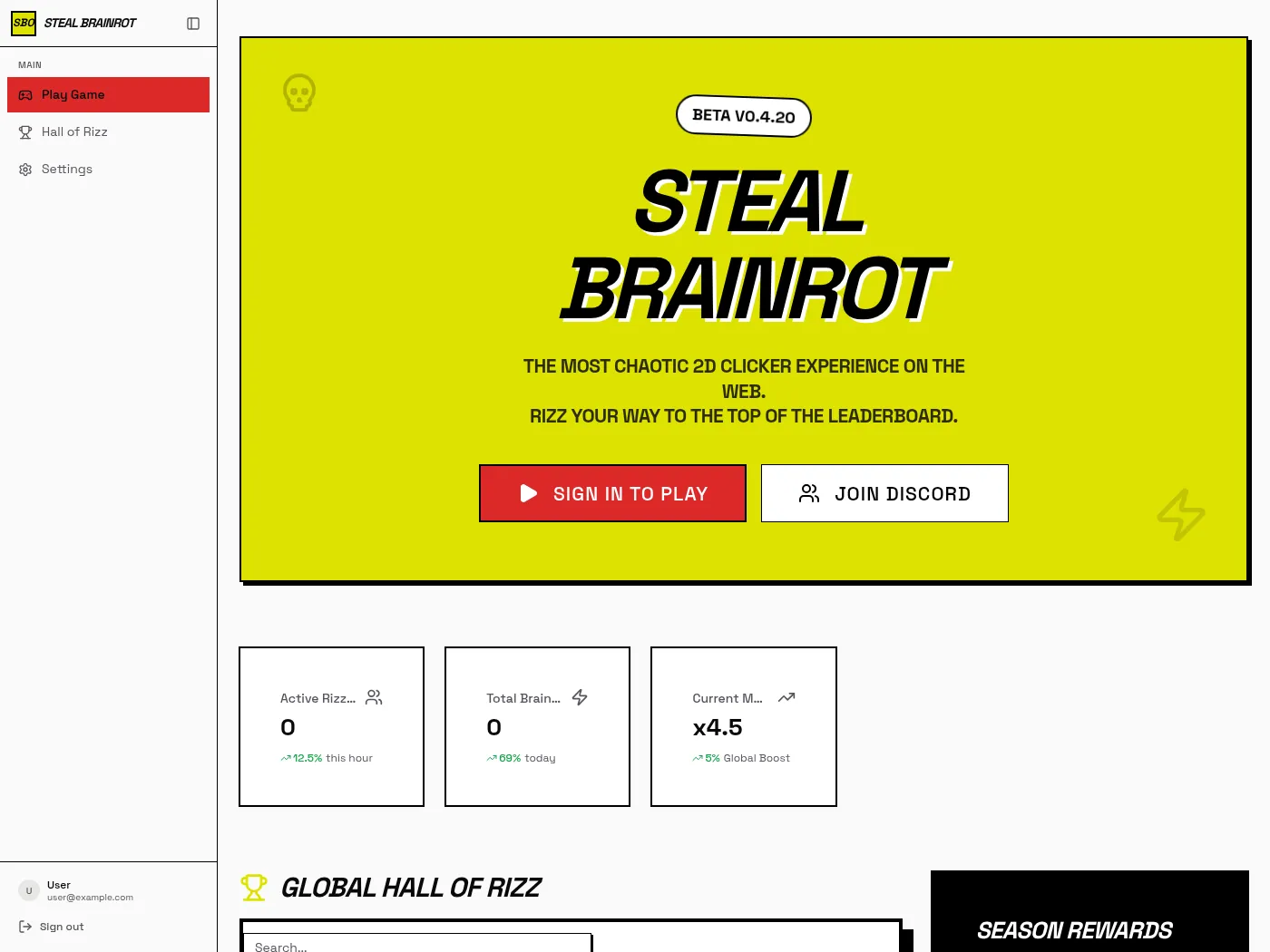 Steal Brainrot Online
