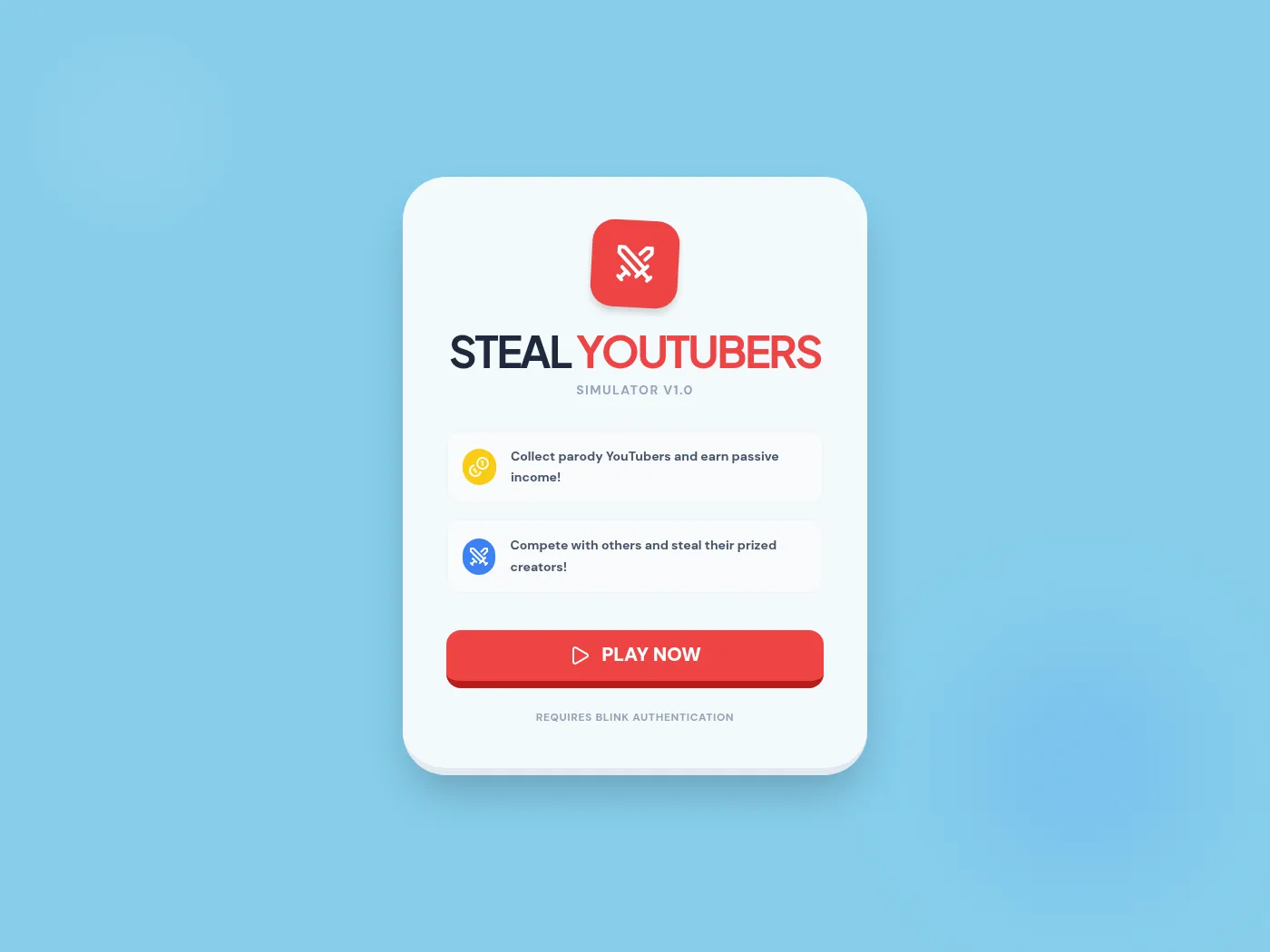 Steal YouTubers Simulator