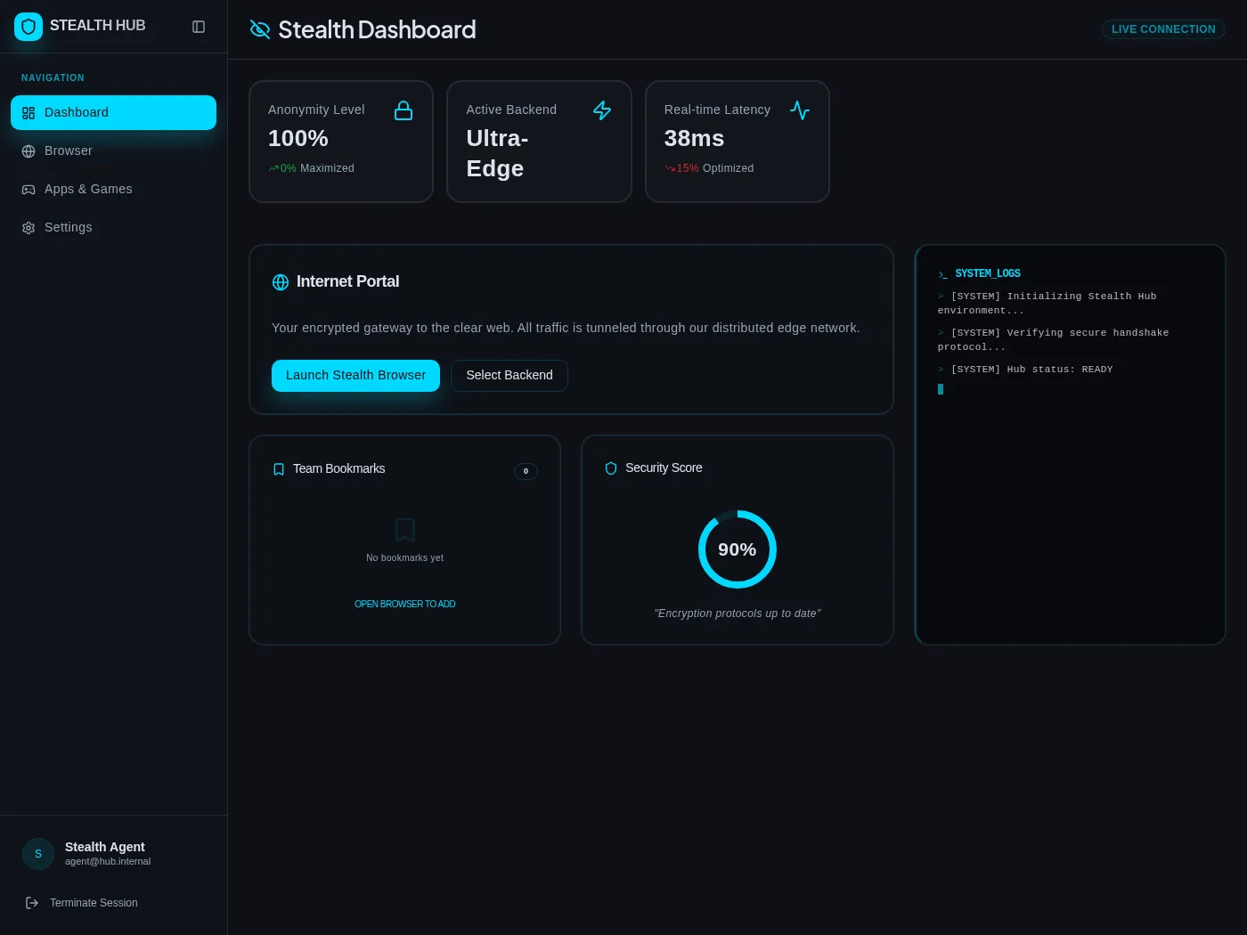 Stealth Browse Hub