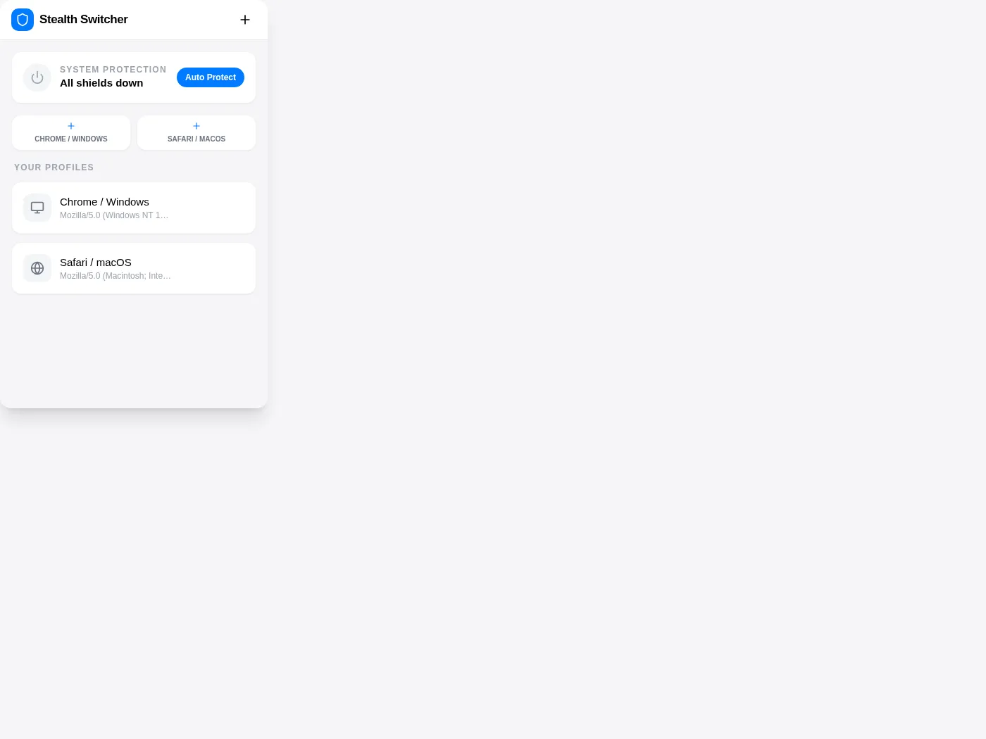 Stealth Fingerprint Switcher