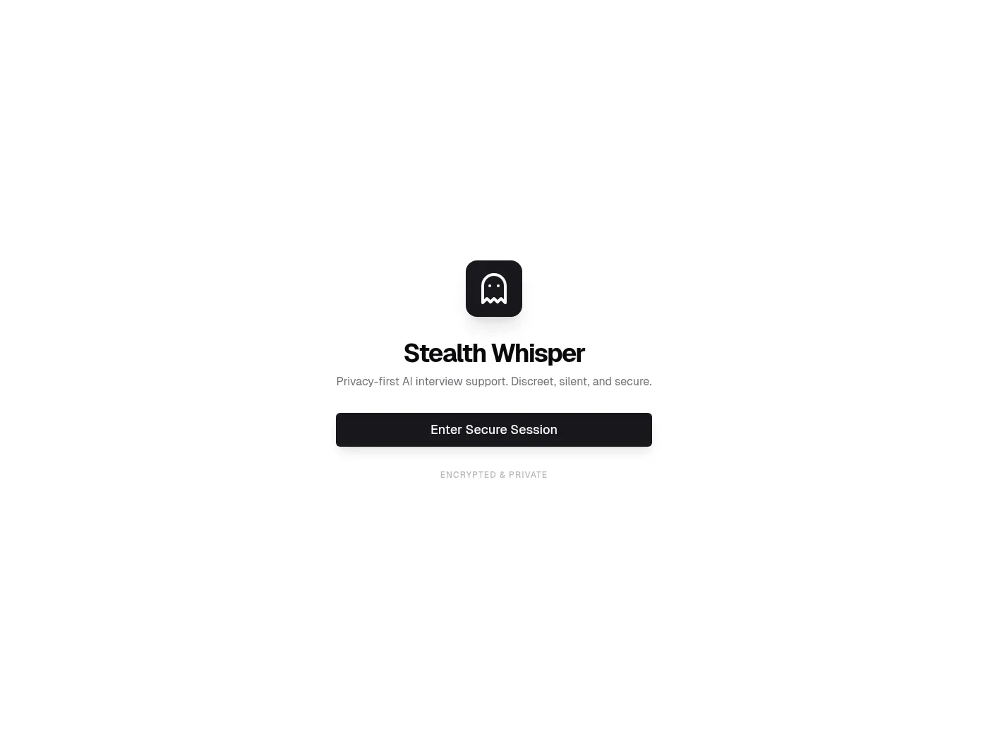 Stealth Interview Whisper