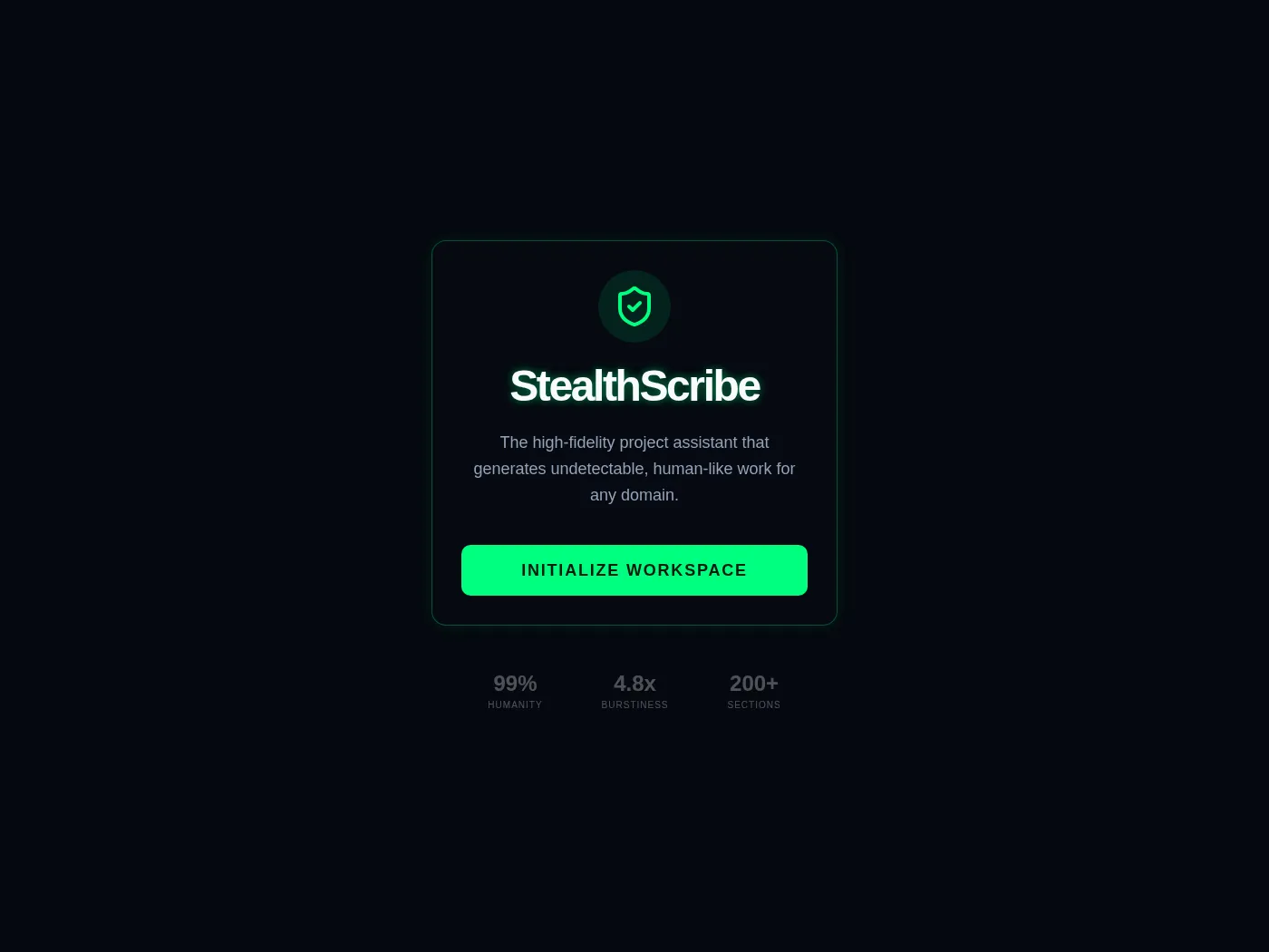 StealthProject Assistant
