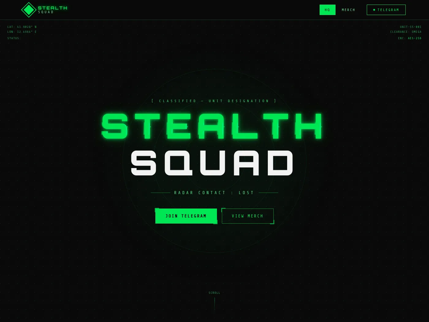 Stealth Squad Spy Site