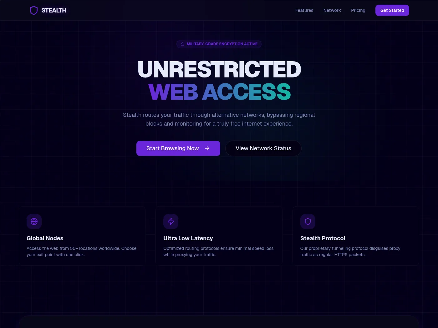 Stealth Web Proxy