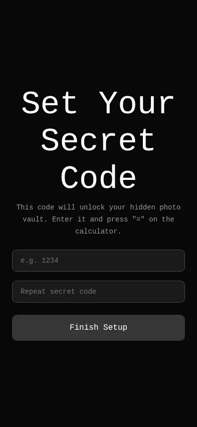 StealthCalc Vault