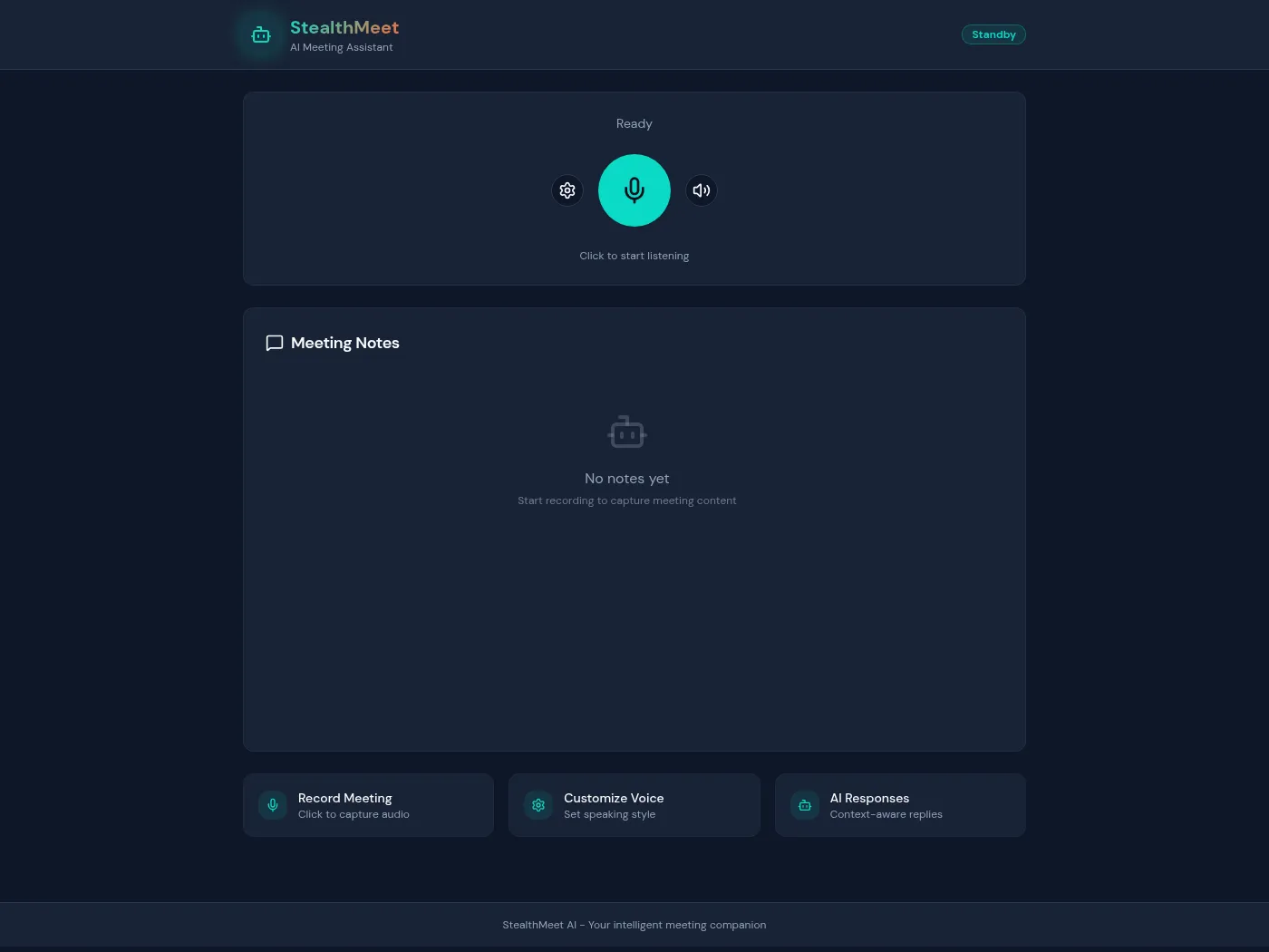 StealthMeet AI Assistant