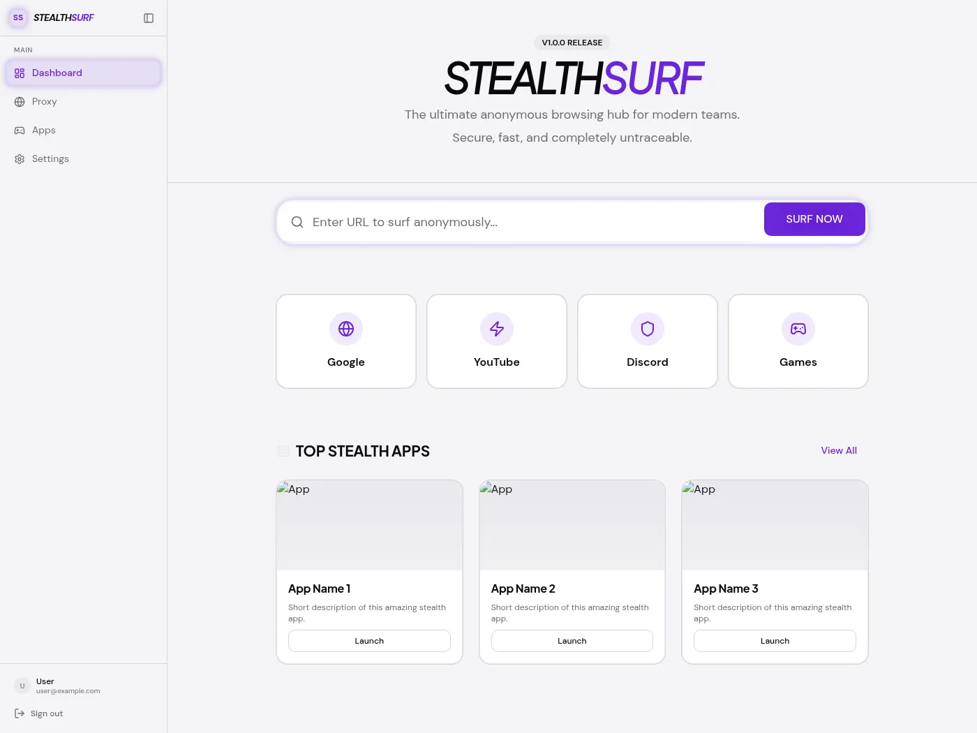 StealthSurf Hub