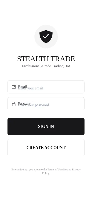 StealthTrade Mobile Bot