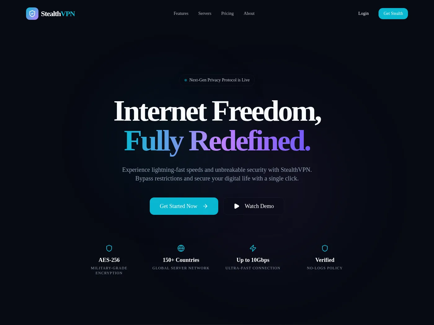 StealthVPN Startup