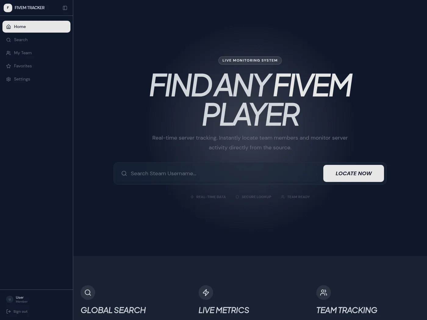 Steam FiveM Tracker