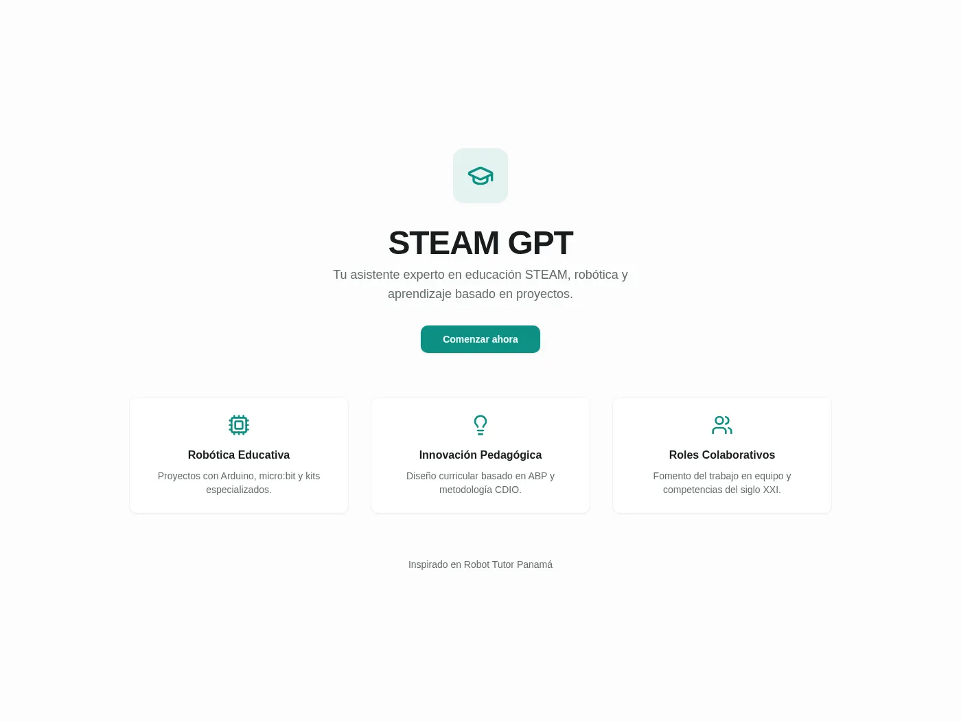 STEAM GPT Tutor Panamá