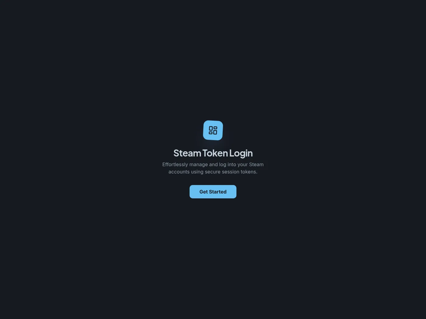 Steam Token Login Tool