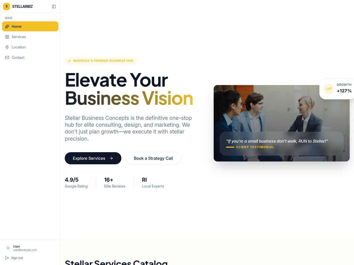 StellarBiz Solutions Hub