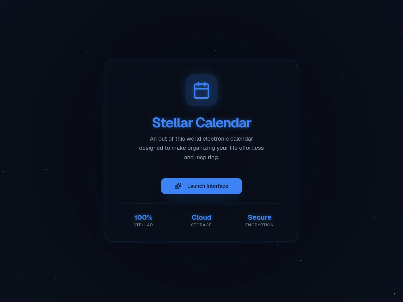Stellar Calendar
