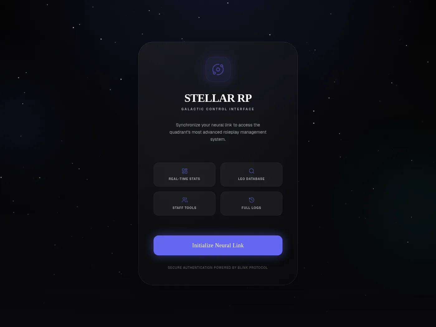 StellarRP Control Panel