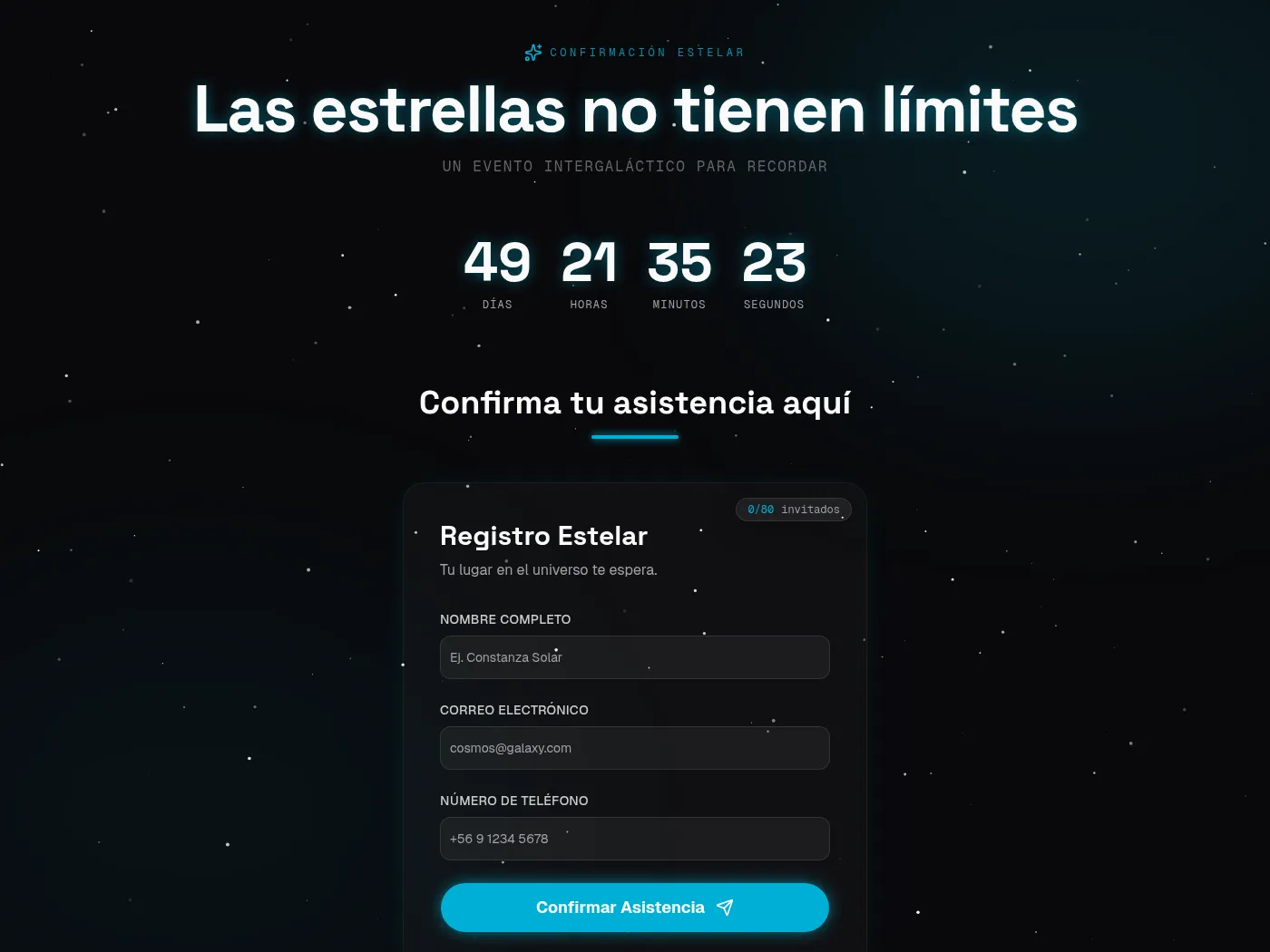 Stellar RSVP Portal