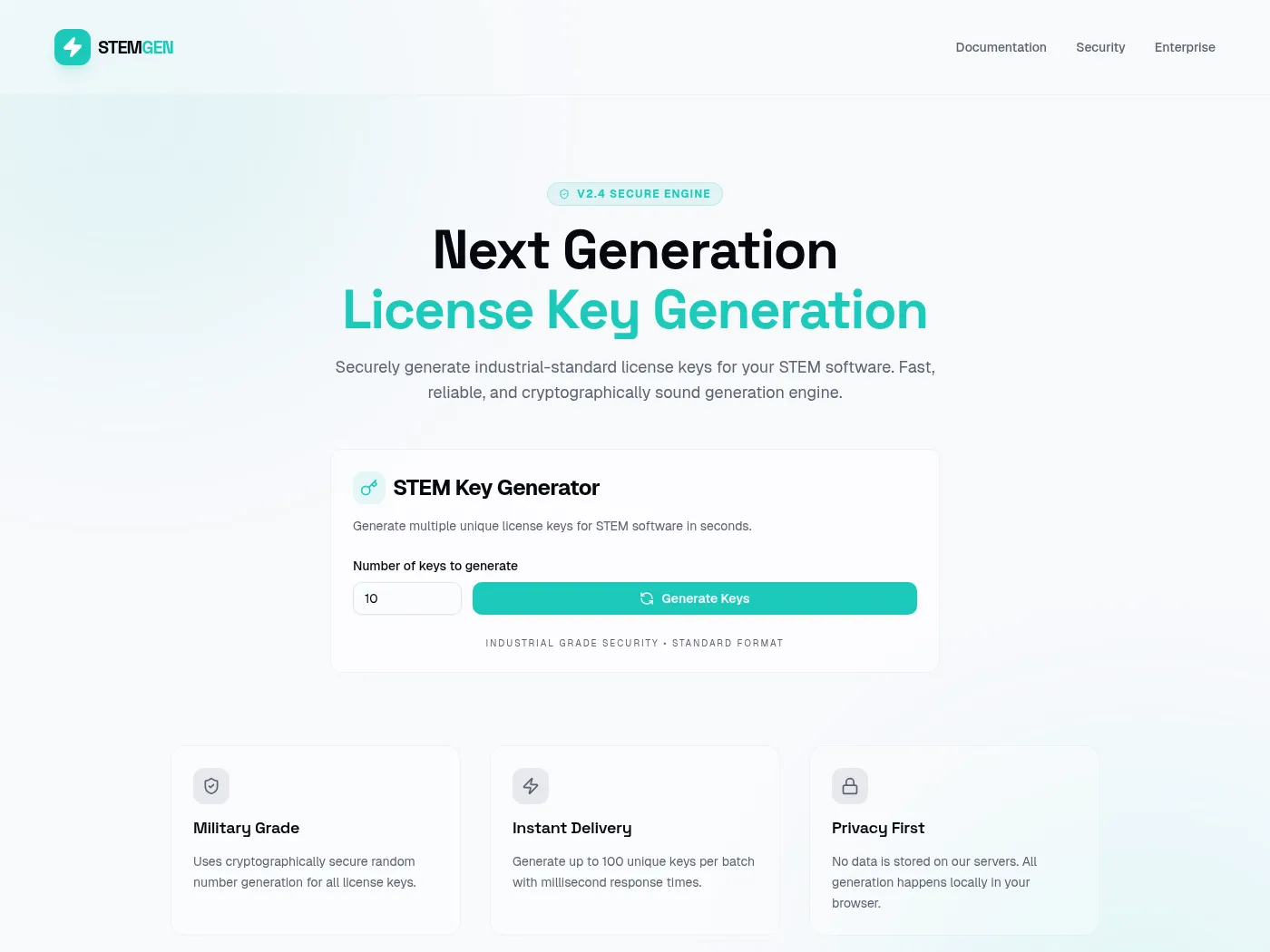 STEM Key Generator