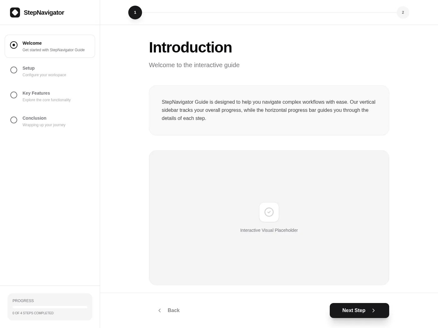 StepNavigator Guide