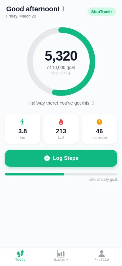 StepTrackr