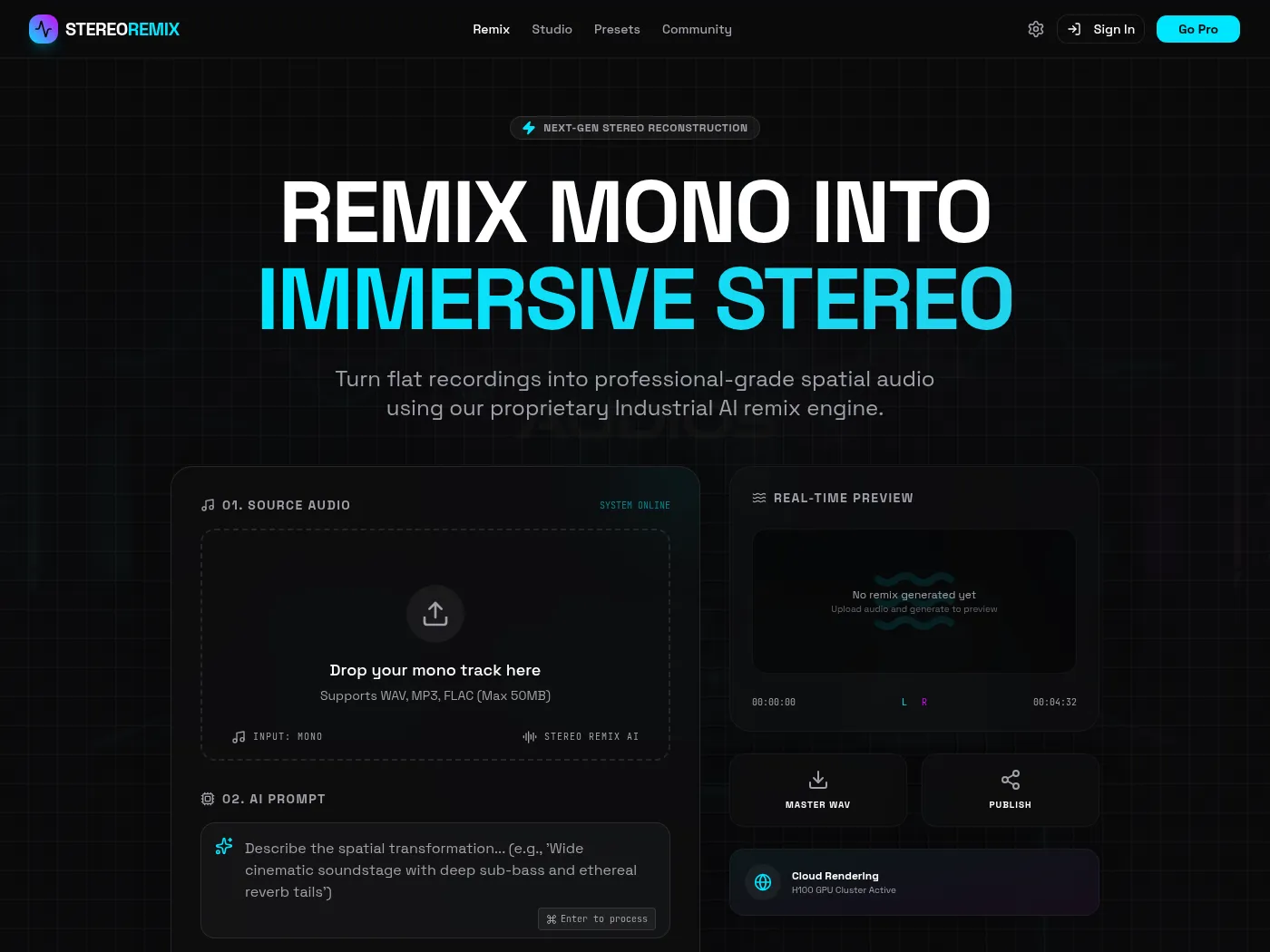 Stereo Remix AI