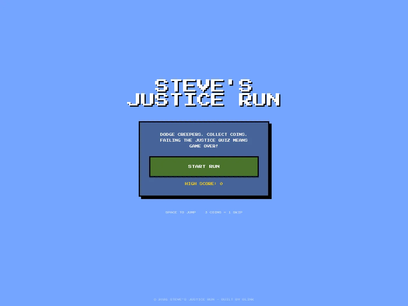 Steve's Justice Run