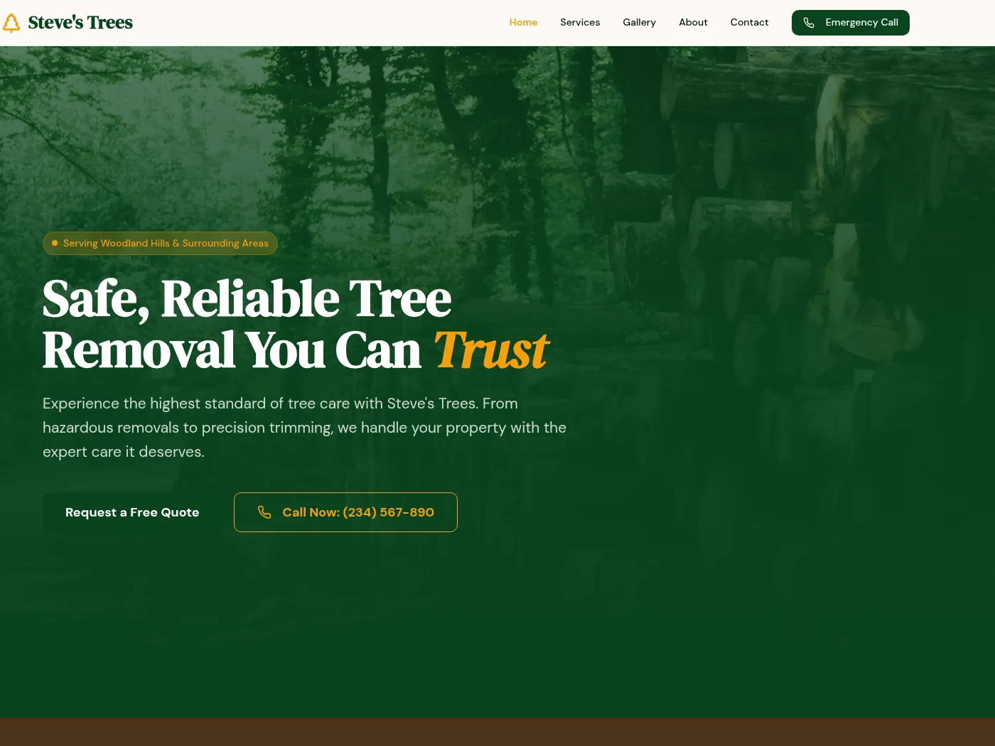 Steve's Trees Web Presence