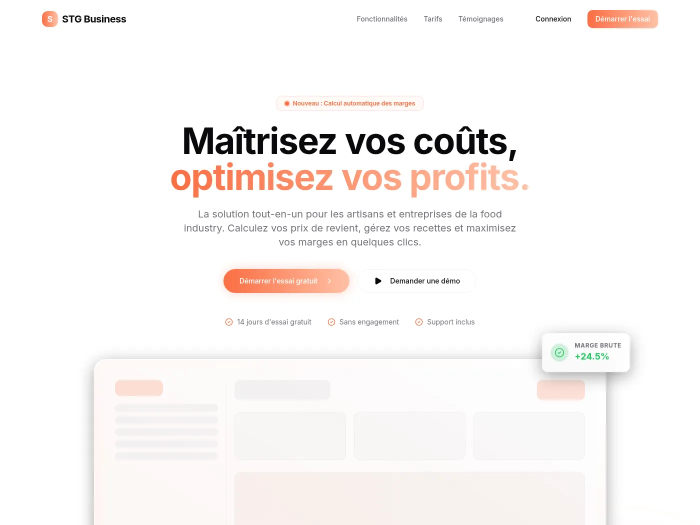 STG Business Calculator Site