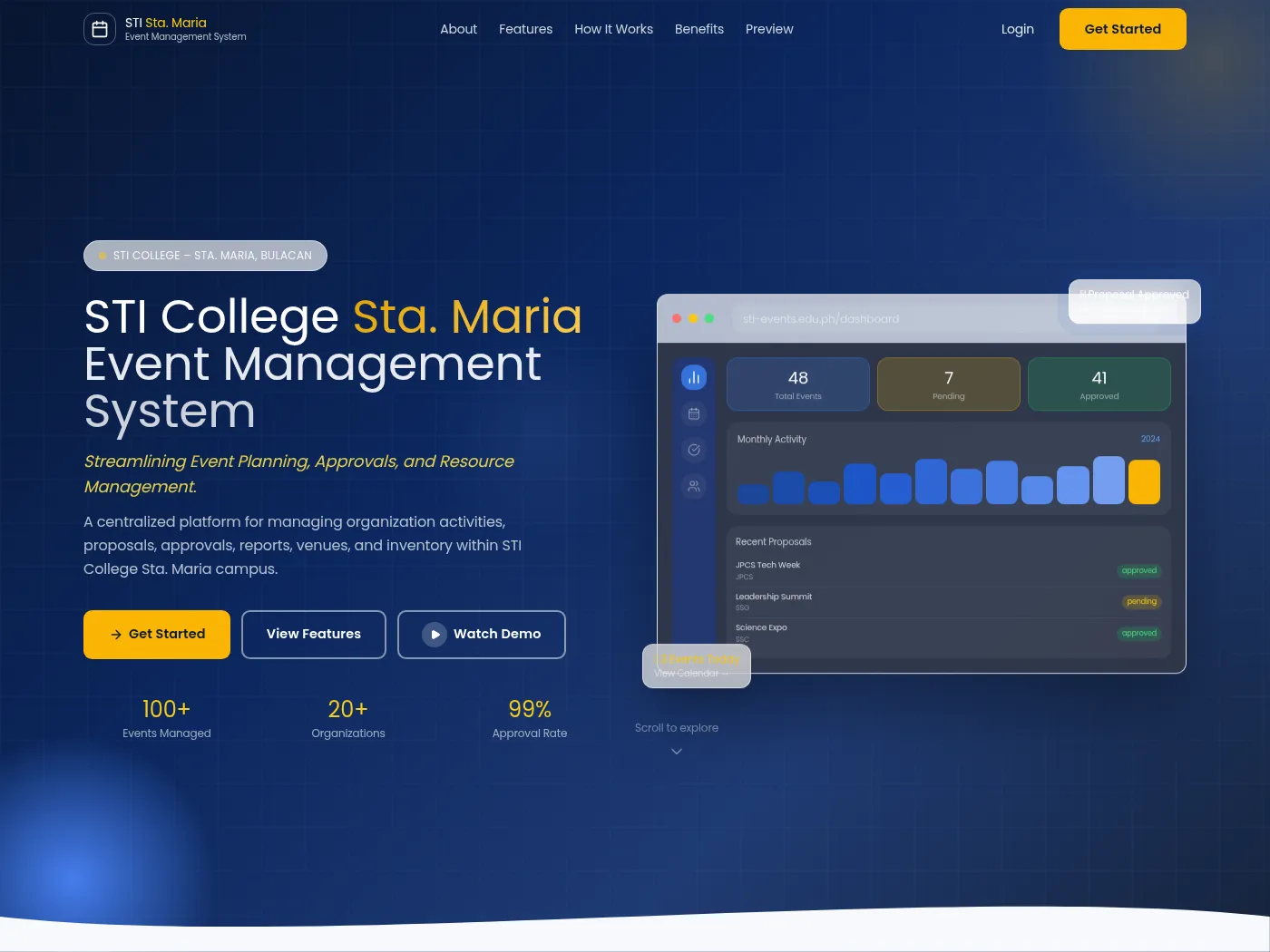 STI Sta. Maria Events Hub