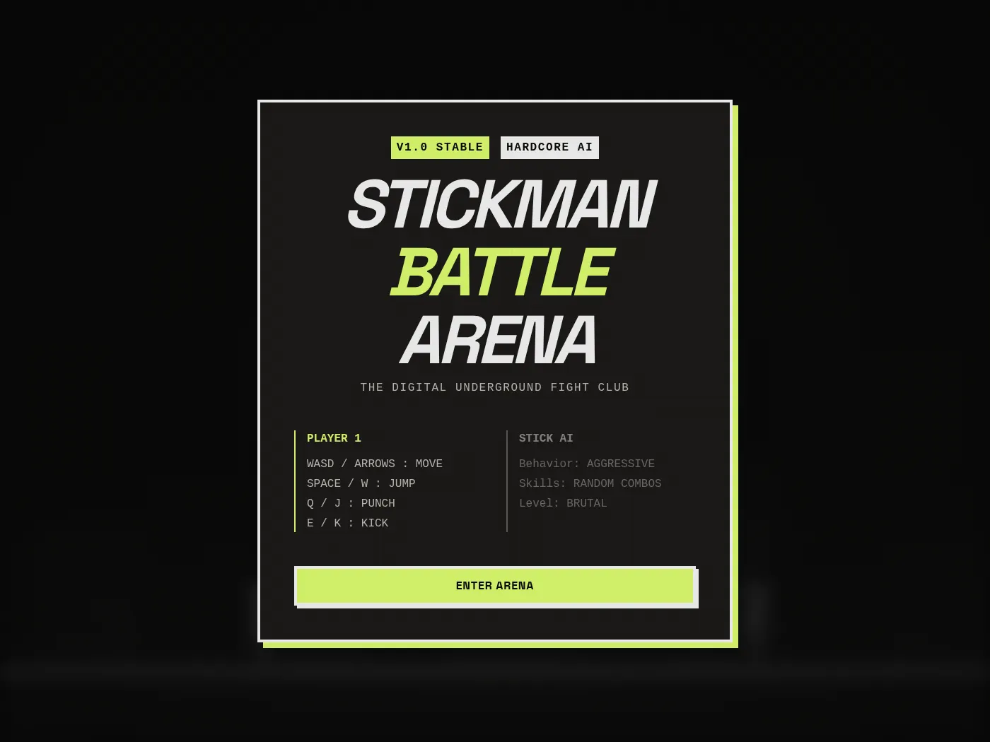Stickman Battle Arena