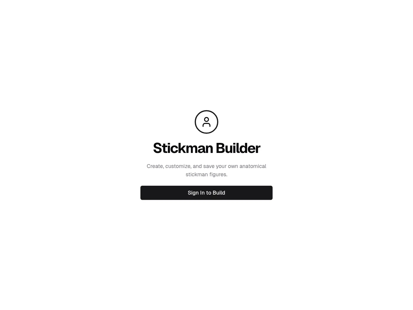 Stickman Human Builder