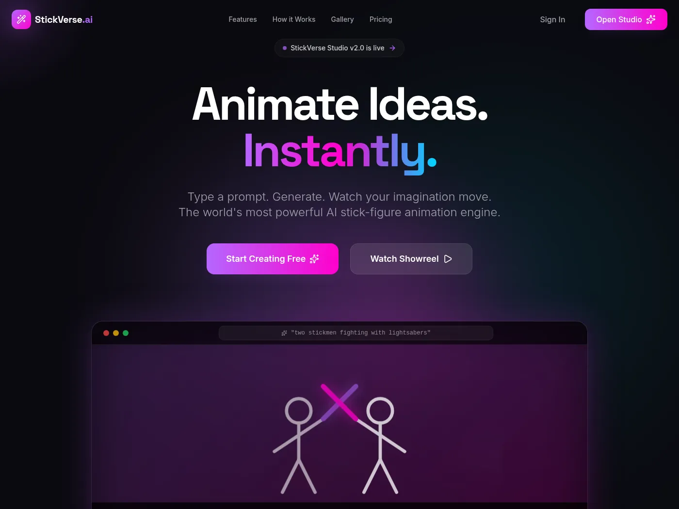 StickVerse AI Studio
