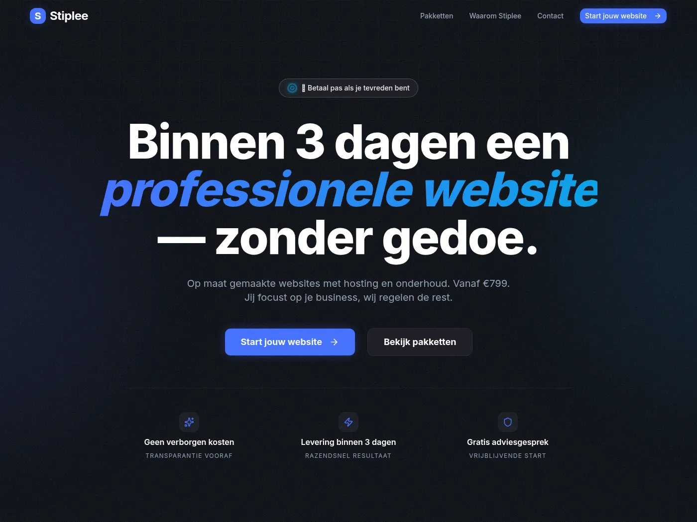 Stiplee Web Design Site