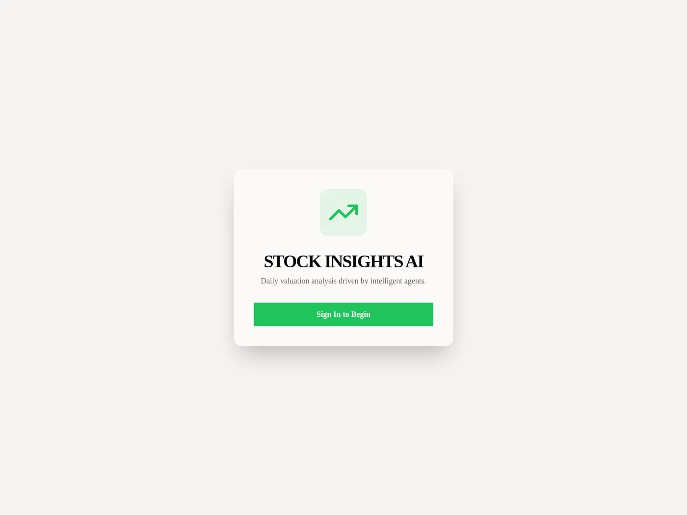 Stock Insights AI Agent