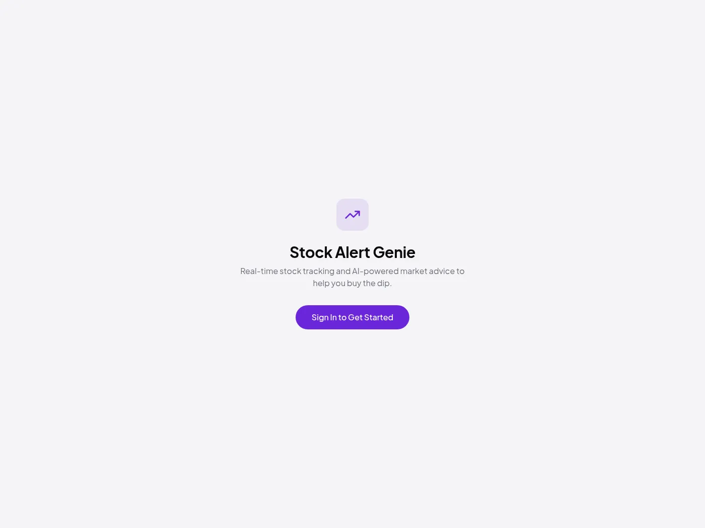 Stock Alert Genie