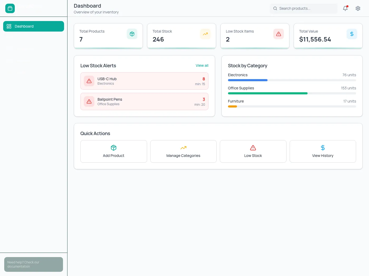 StockEase Manager