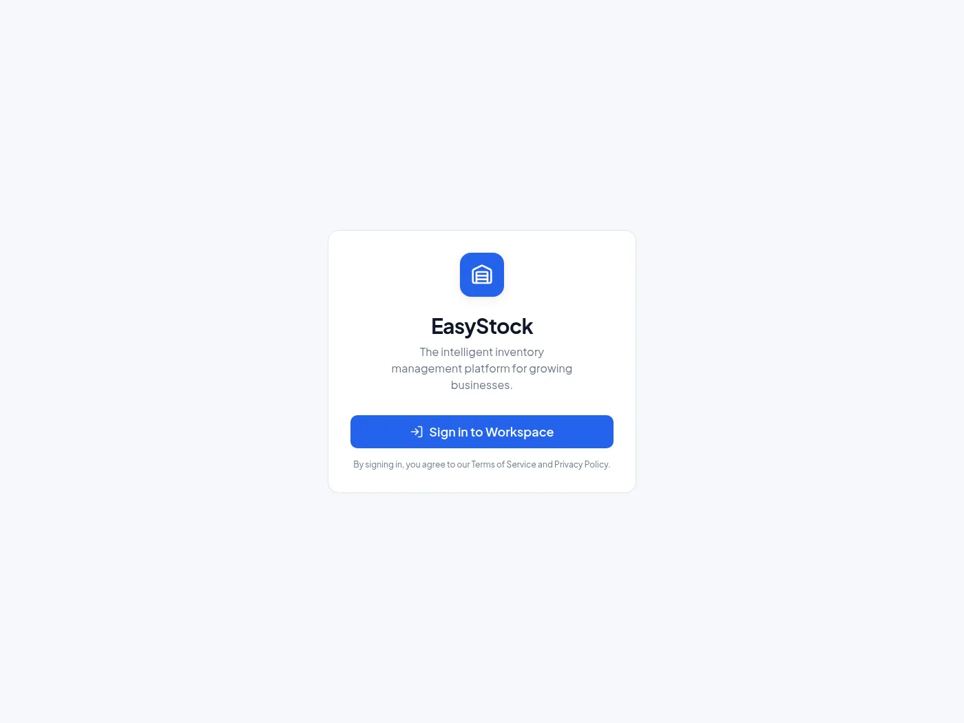 EasyStock Manager