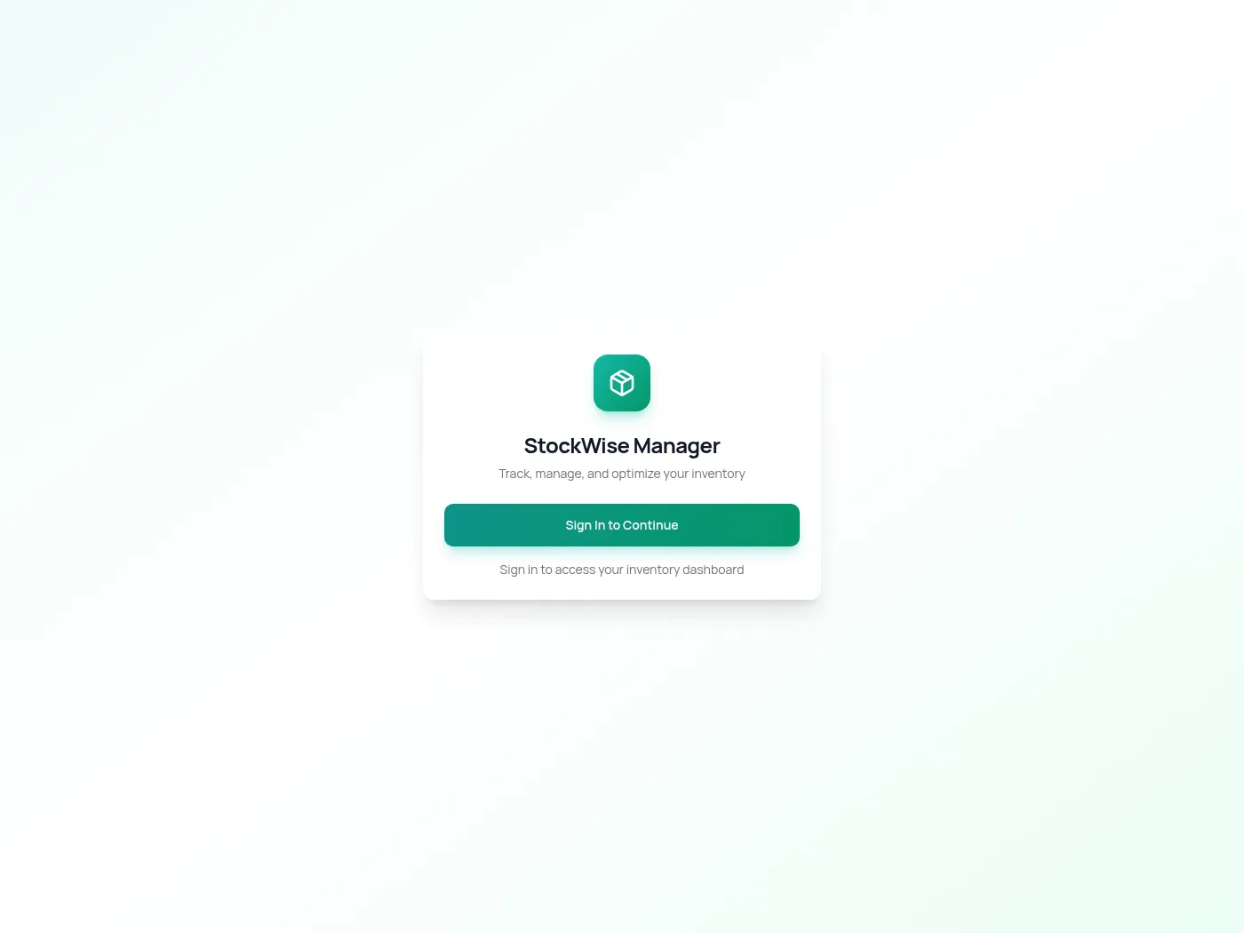 StockWise Manager