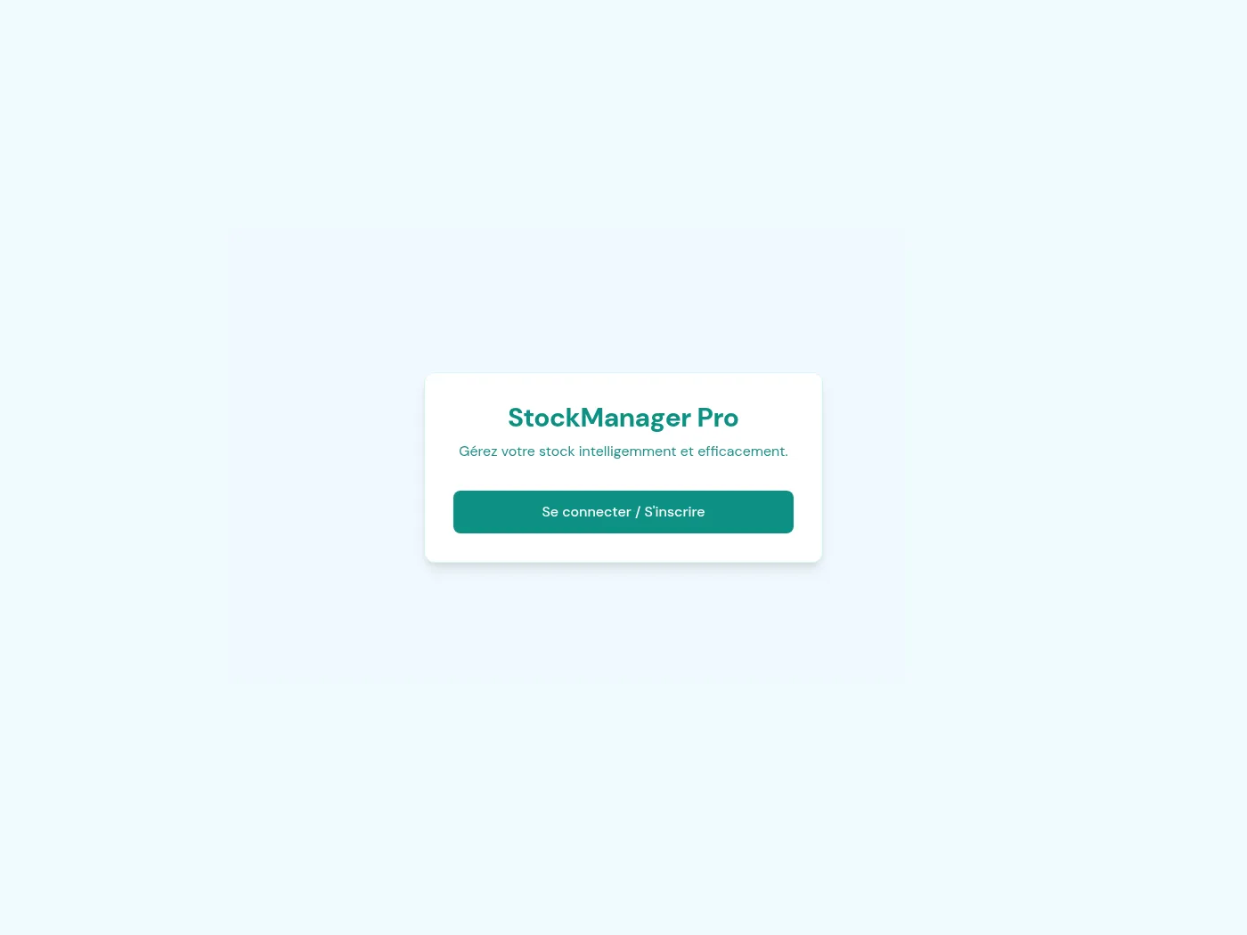StockManager Pro