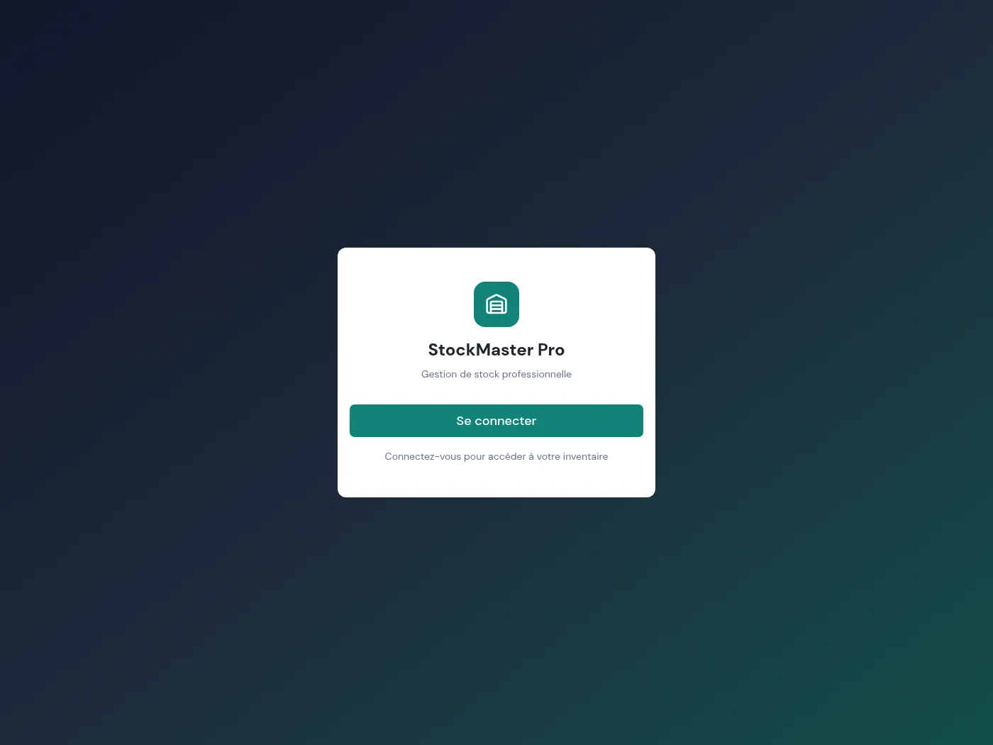 StockMaster Pro